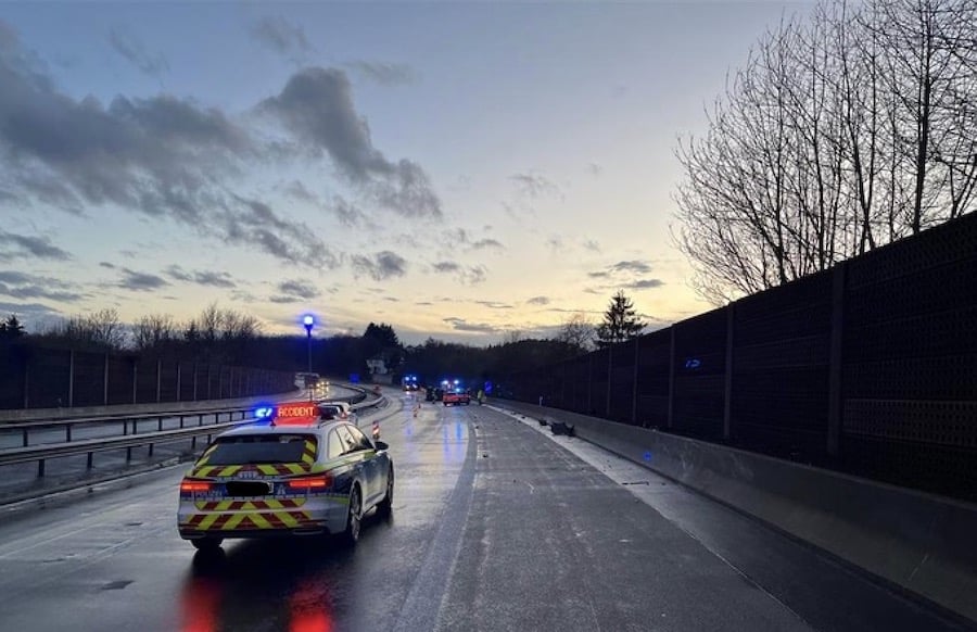 Update: Autobahn-Unfall bei Ulmen – bei Platzregen gegen Betonwand ...
