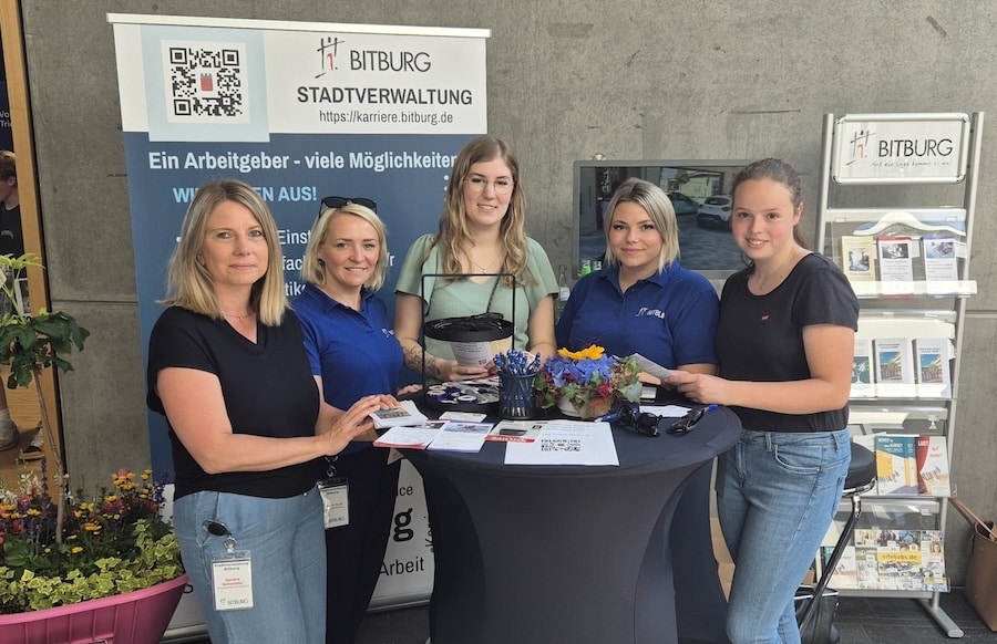 Jobinitiative 2024: Stadt Bitburg war dabei - Ausbildungsberufe vorgestellt